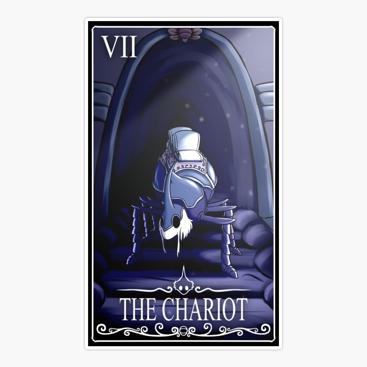 Maneki Hollow Knight Mor Arcana The Chariot Er, Phone Decal Water ...