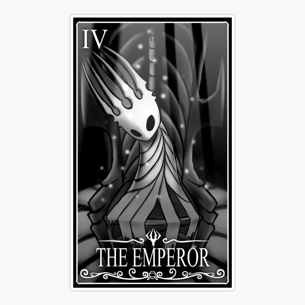 Maneki Hollow Knight Mor Arcana The Emperor Er, Phone Decal Water ...