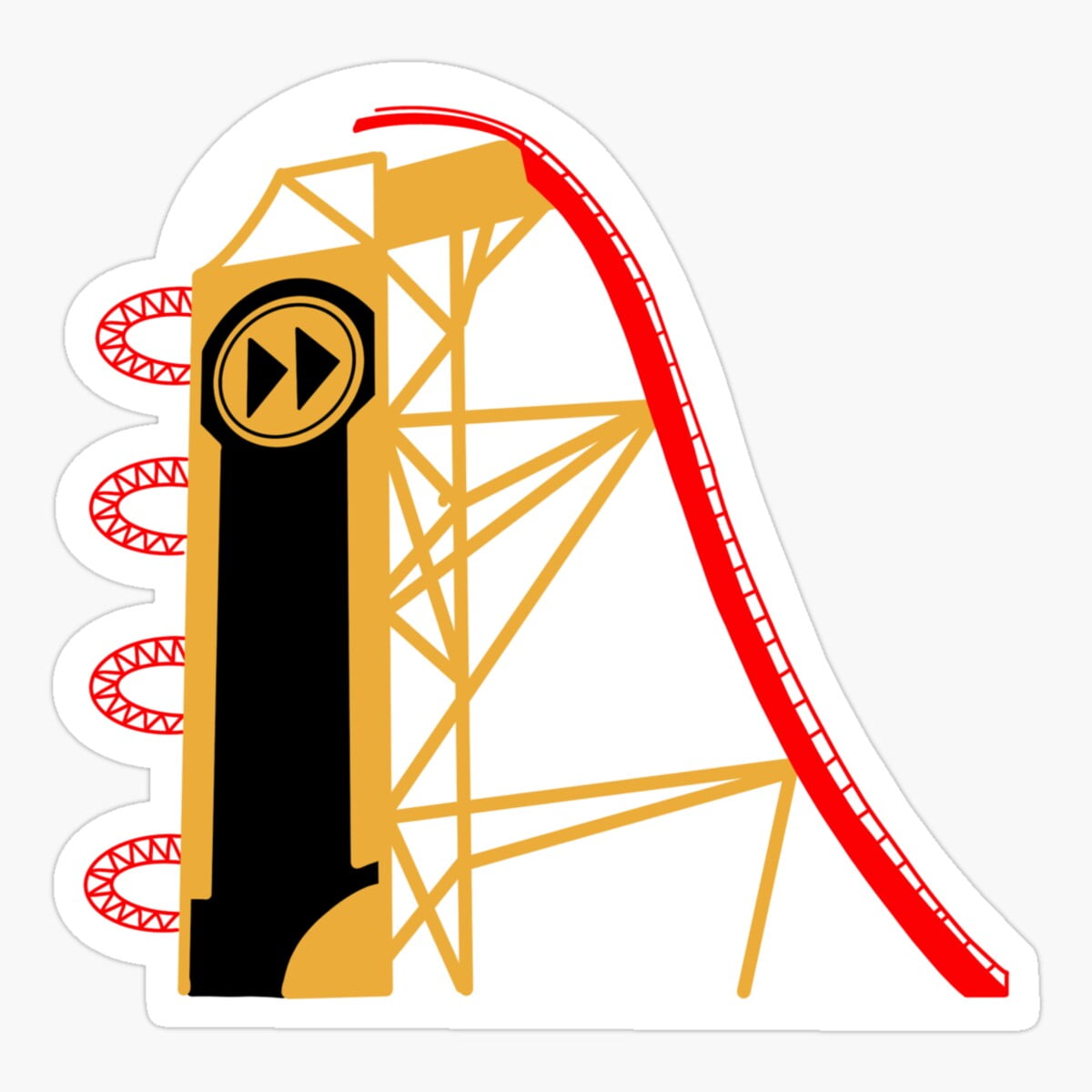 Maneki Hollywood Rip Ride Rocket Er, Phone Decal Water Bottle Stickers ...