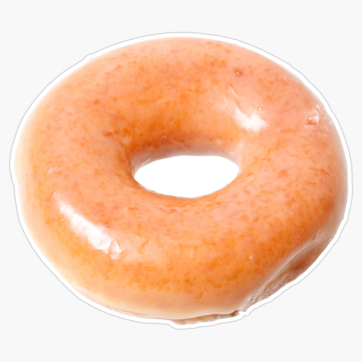 Maneki Honey Glazed Donut - Glazed Donut Er, Phone Decal Water Bottle ...