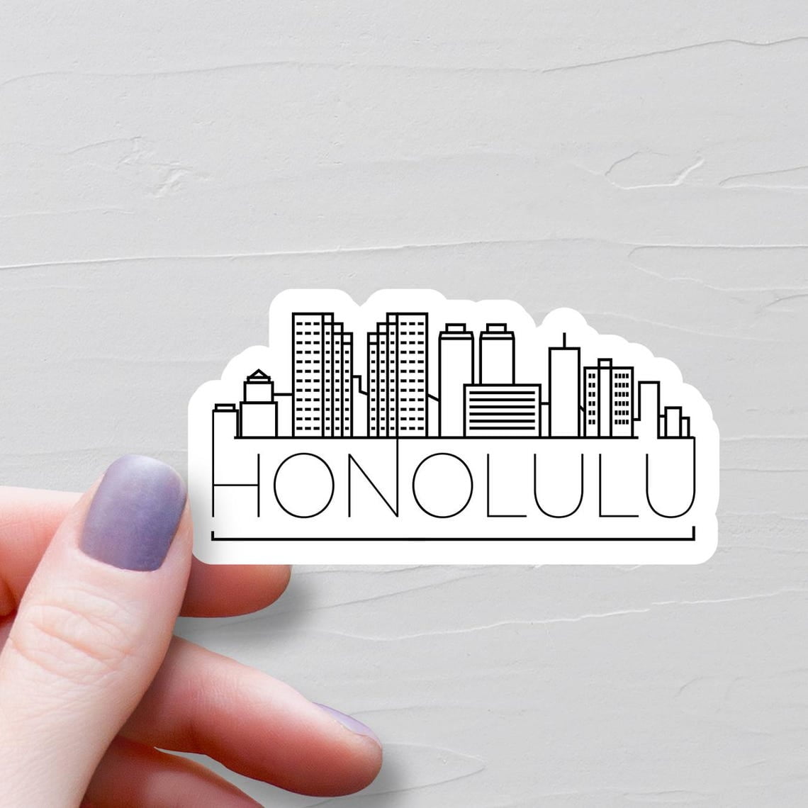 Maneki Honolulu Er, Vinyl Usa Travel Ers, City Skyline, Hawaii Ers ...