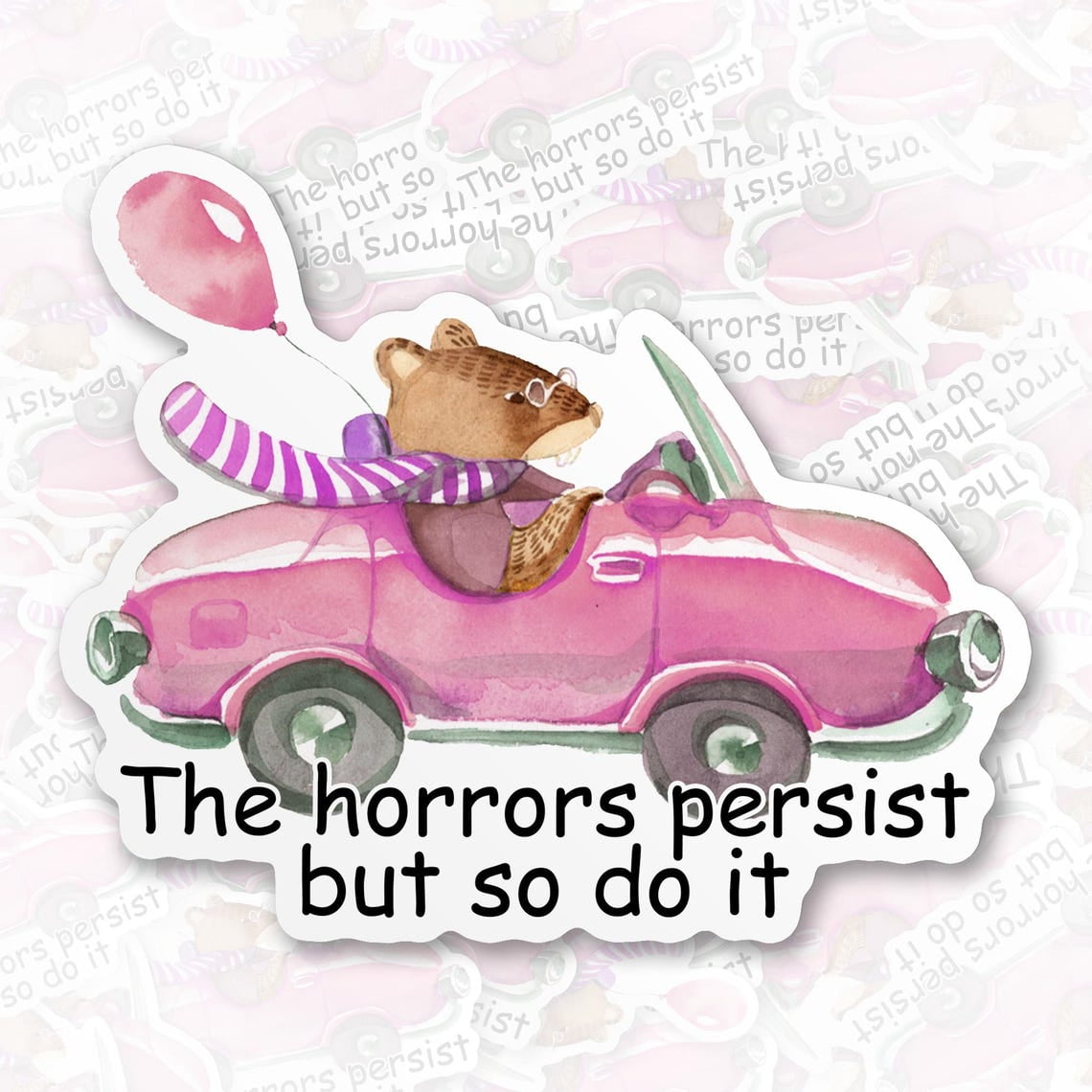 Maneki The Horrors Persist But So Do I Er, Hamster Humor Funny Ers ...