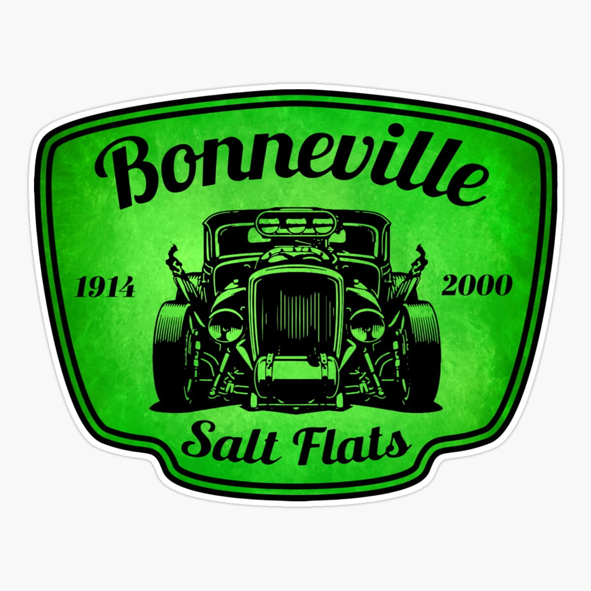 Maneki Hot Rod Bonneville Salt Lats 2000 Logo Er, Phone Decal Water ...