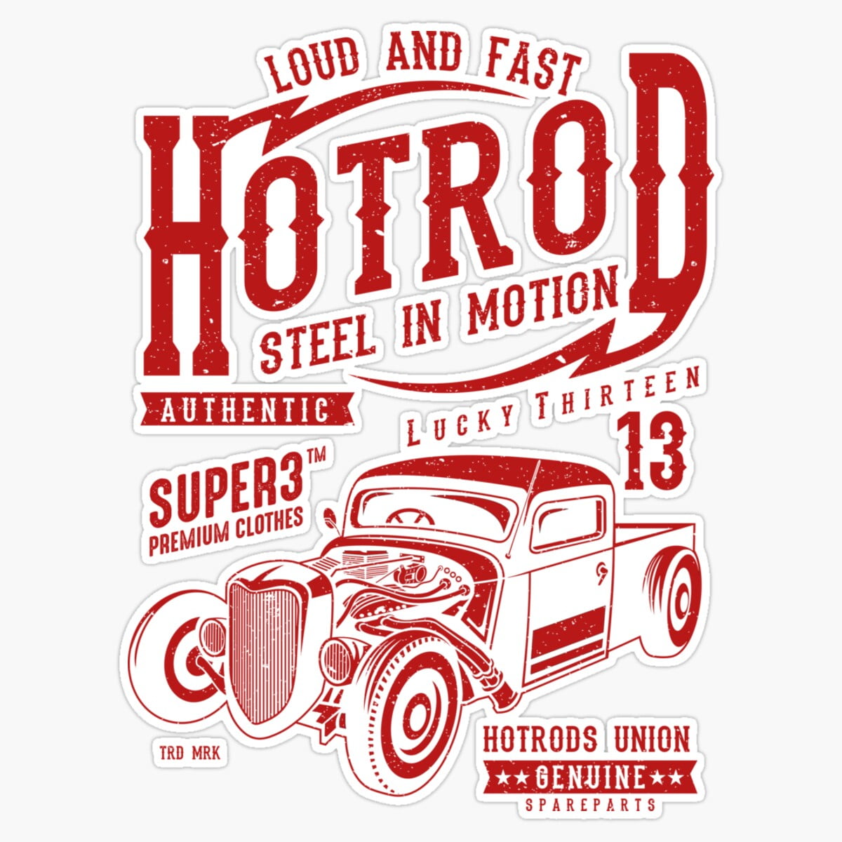 Maneki Hot Rod Racing Er, Phone Decal Water Bottle Stickers Car Decals ...