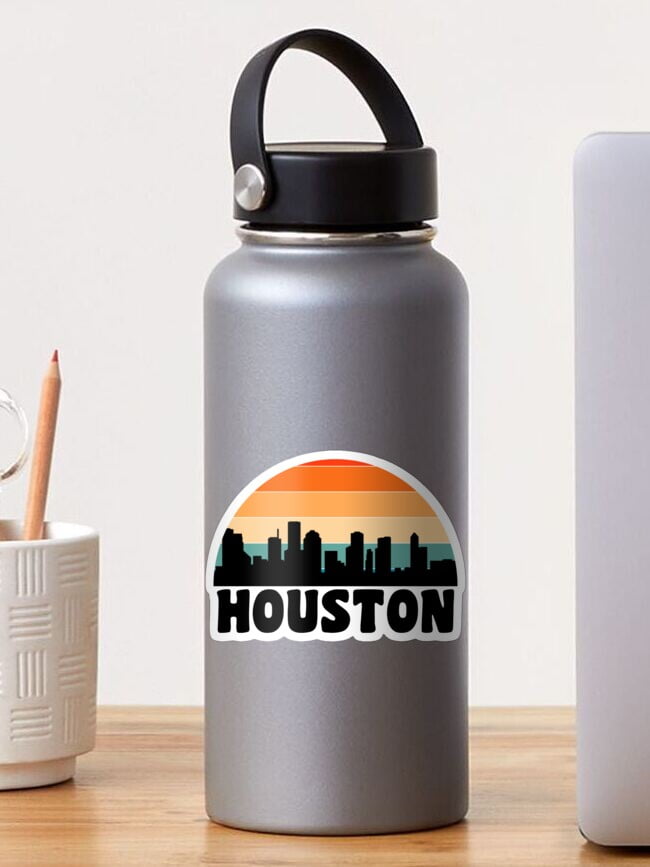 Maneki Houston Tx - Sunset Skyline Sticker, Phone Decal Water Bottle ...