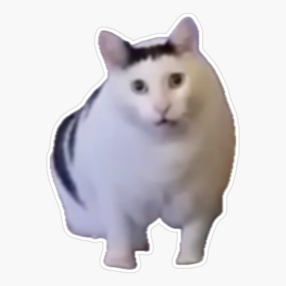 Maneki Huh Cat Sticker, Phone Decal Water Bottle Stickers Car Decals ...