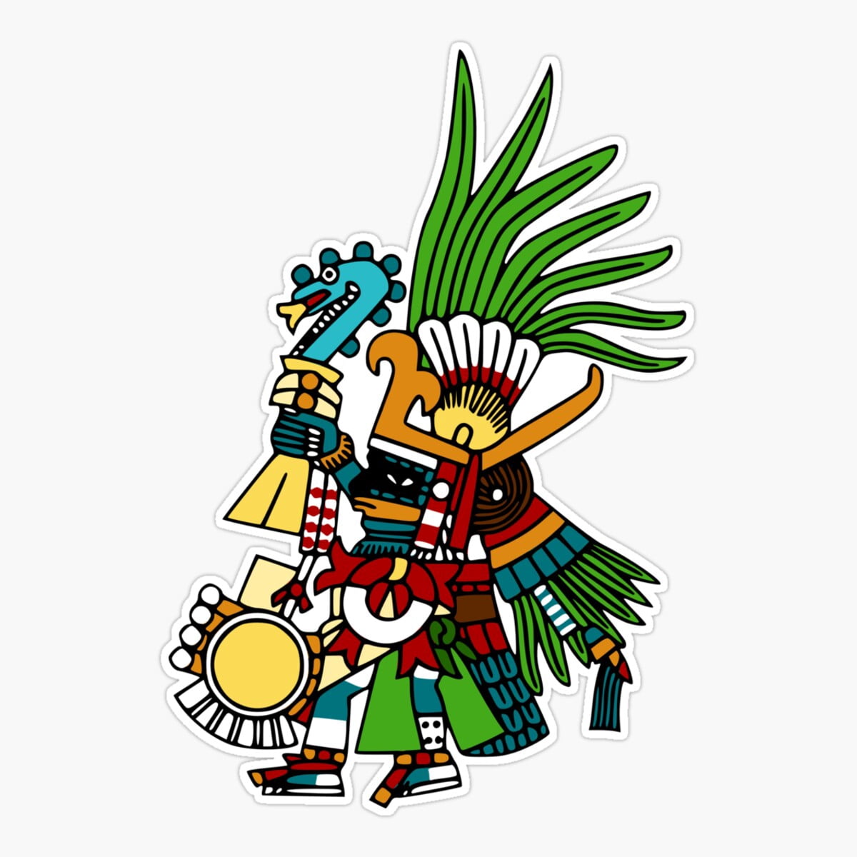Maneki Huitzilopochtli, The Aztec God O Sun And War (Without Name ...