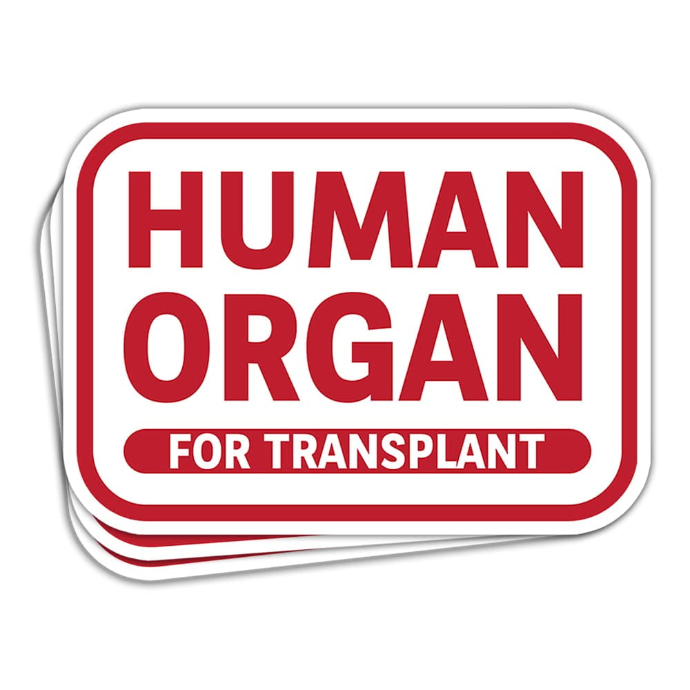 Maneki Human Organ for Transplant Sticker Organ Donation Awareness ...