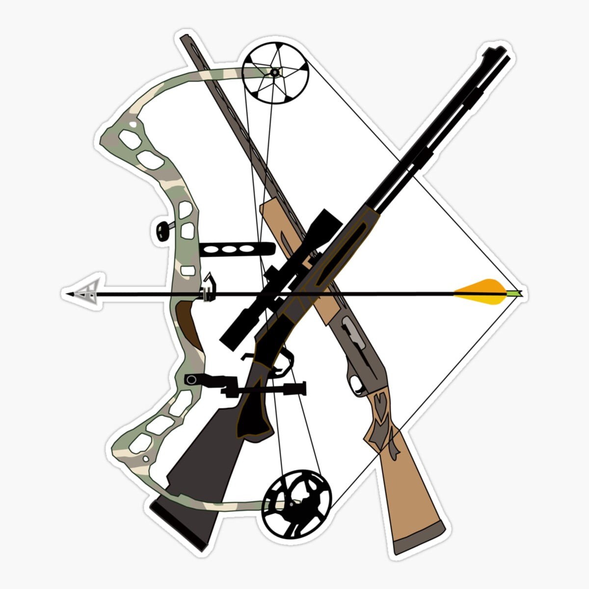 Maneki Hunter Toys, Hunting, S, Hunter Gits Er, Phone Decal Water ...