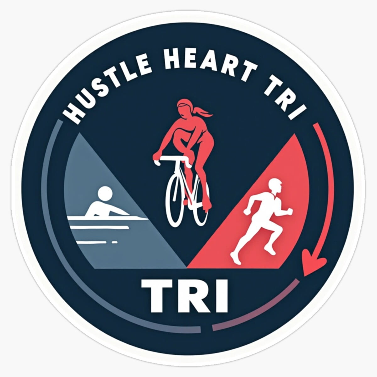 Maneki Hustle. Heart. Tri. – Grit-Packed Triathlon Design For Endurance ...