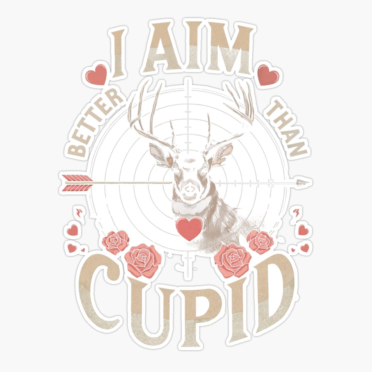 Maneki I Aim Better Than Cupid - Unny Valentine'S Hunting Er, Phone ...