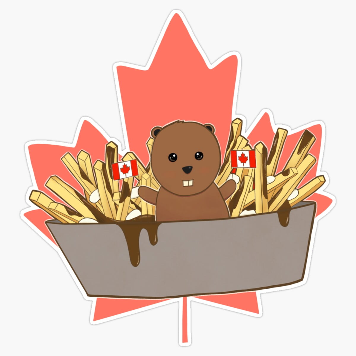 Maneki I Am Canadian! Er, Phone Decal Water Bottle Stickers Car Decals ...