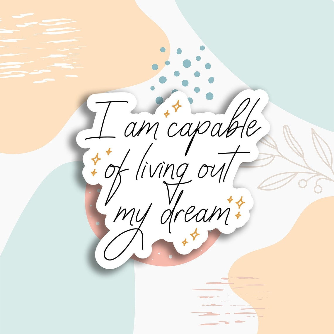 Maneki I'Am Capable Er, Cute Affirmation Ers, Spread Positivity With ...