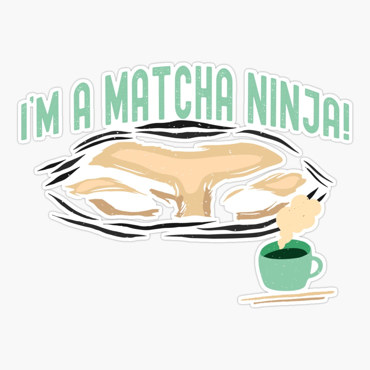 Maneki I Am Matcha Ninja Matcha Green Tea - Japanese Matcha Latte Er ...