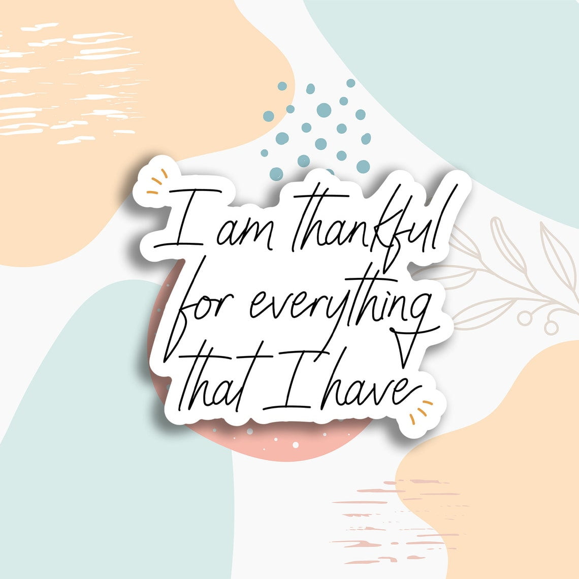 Maneki I'Am Thankful For Everything Er, Positive Quote Ers, Positive ...