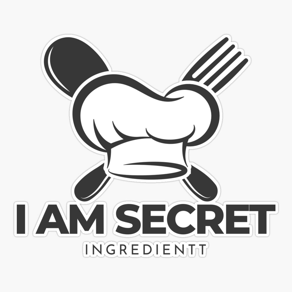 Maneki I Am The Secret Ingredient - Minimalist Che Logo Sticker, Phone ...