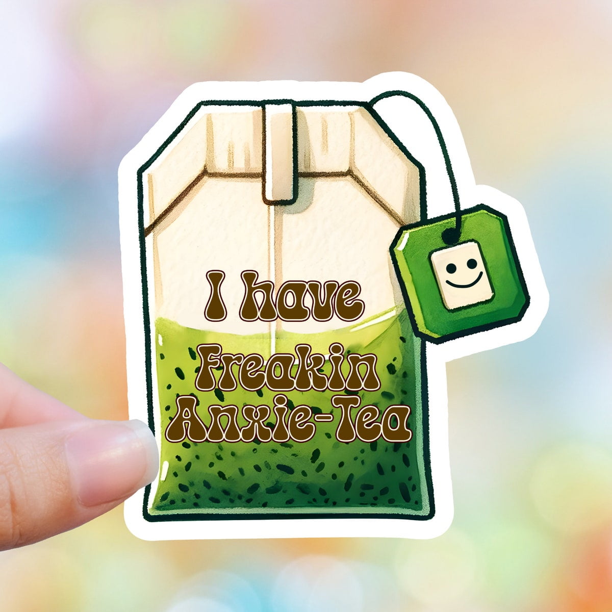 Maneki I Have Anxiety Sticker Anxiety Sticker Gift Laptop Sticker ...