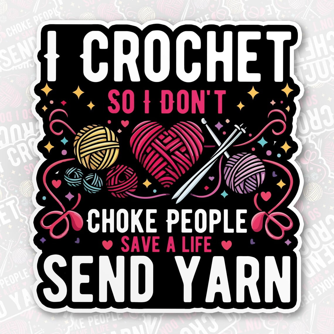Maneki I Crochet So I Don'T Choke People Er, Knit Crochet Ers Knitting ...