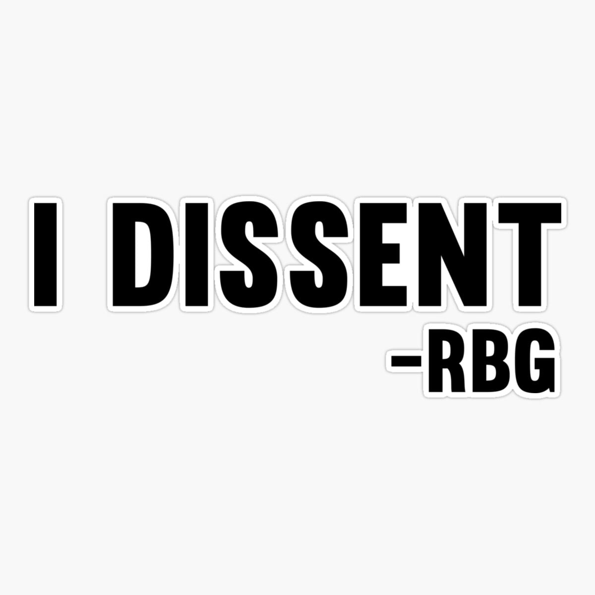 Maneki I Dissent Rbg Er, Phone Decal Water Bottle Stickers Car Decals ...
