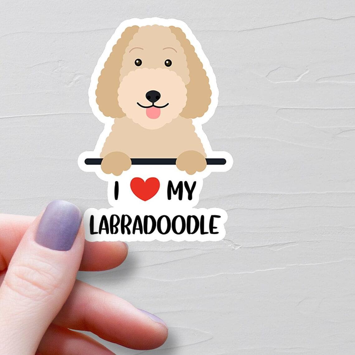 Maneki I Heart My Labradoodle Er, Vinyl Ers, Labradoodle Gifts ...
