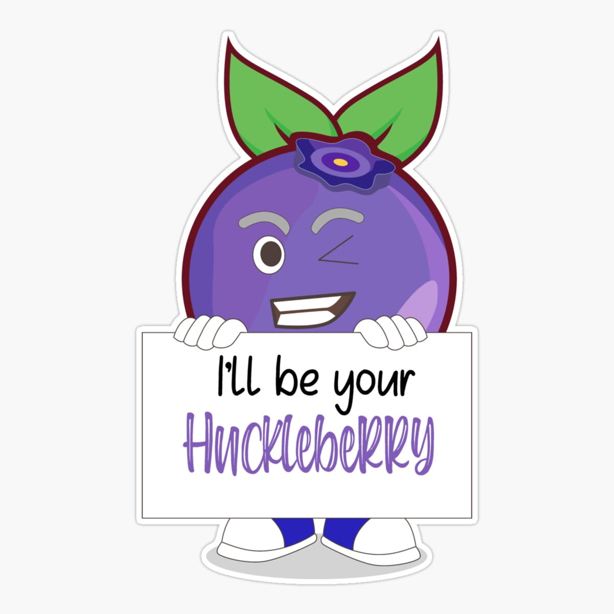 Maneki I'Ll Be Your Huckleberry Cute Fruit Picking Montana West Er ...