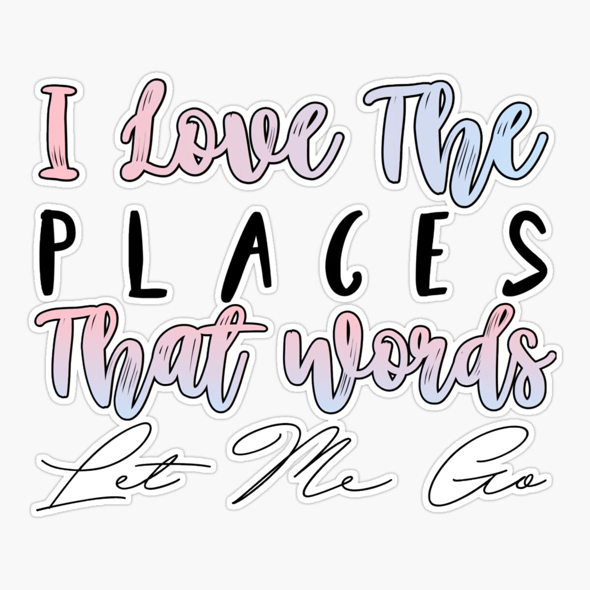 Maneki I Love The Way - Something Rotten! Er, Phone Decal Water Bottle ...