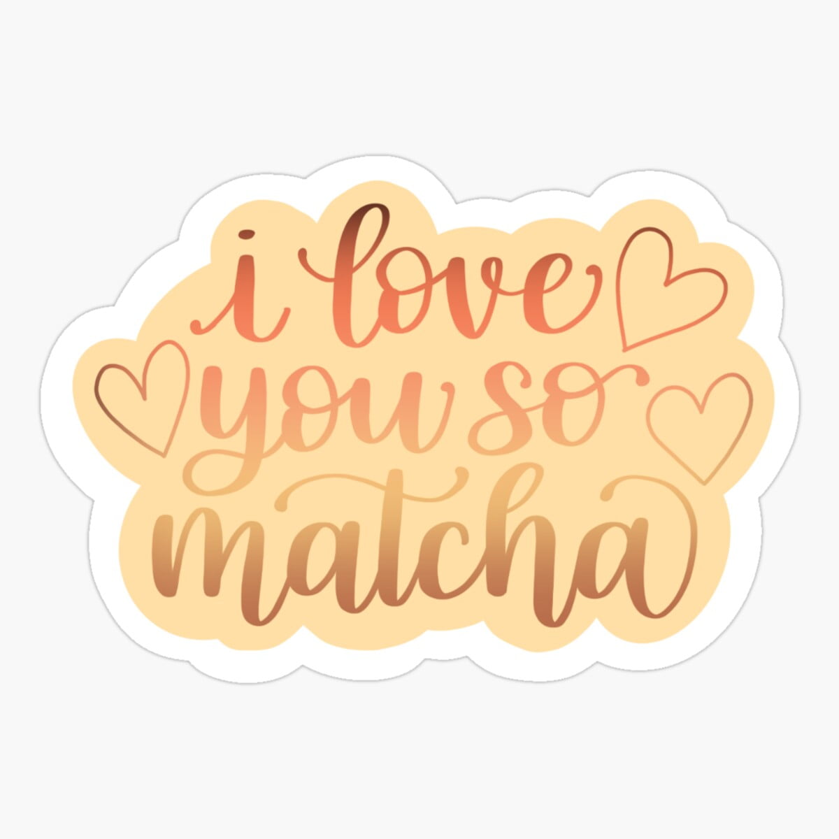Maneki I Love You So Matcha | Matcha Tea Handlettered Er By Cristinaf ...