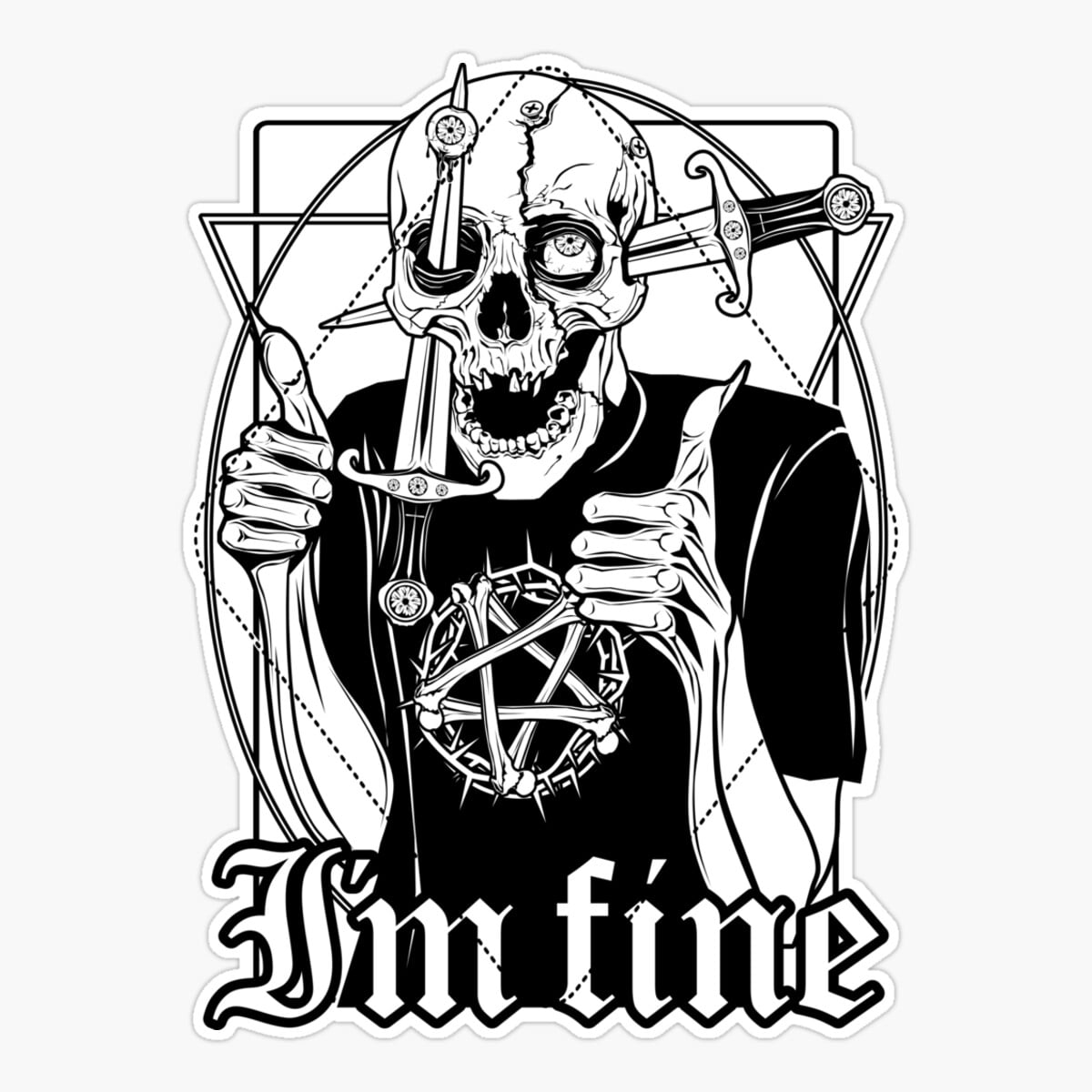 Maneki I'M Ine / Thumbs Up Er, Phone Decal Water Bottle Stickers Car ...