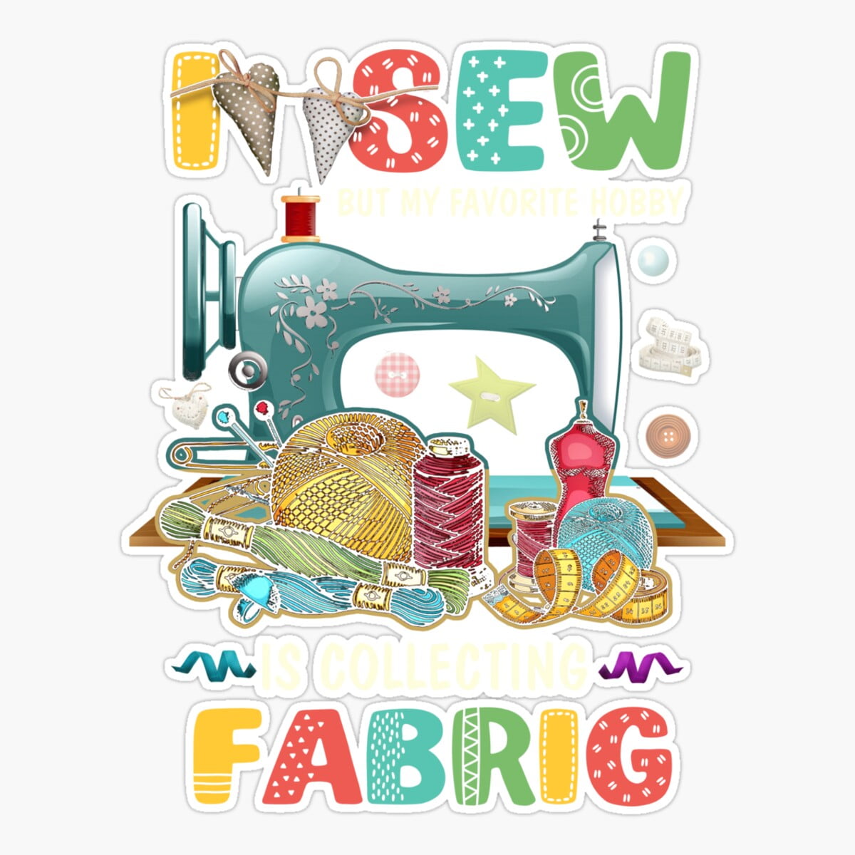 Maneki I Sew But My Favourite Hobby Is Collecting Fabric Er, Phone ...