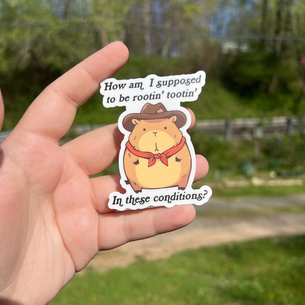 Maneki How Am I Supposed To Be Rootin Tootin In These Conditions ...