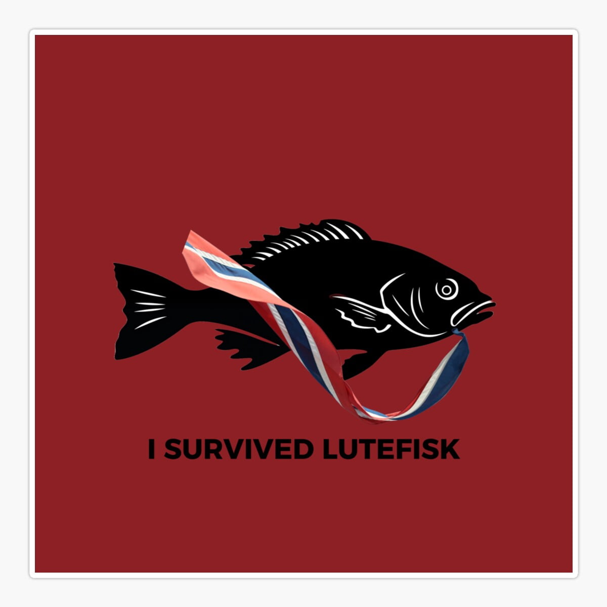 Maneki I Survived Luteisk - Original Norwegian Cod Ish Delicacy Er ...