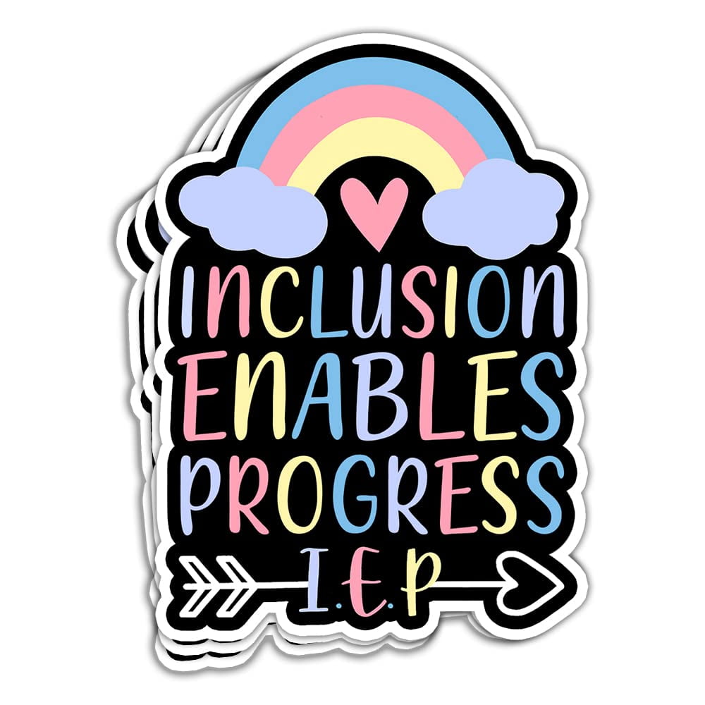 Maneki IEP Inclusion Enables Progress Sticker Individualized Education Program Sticker Special ...