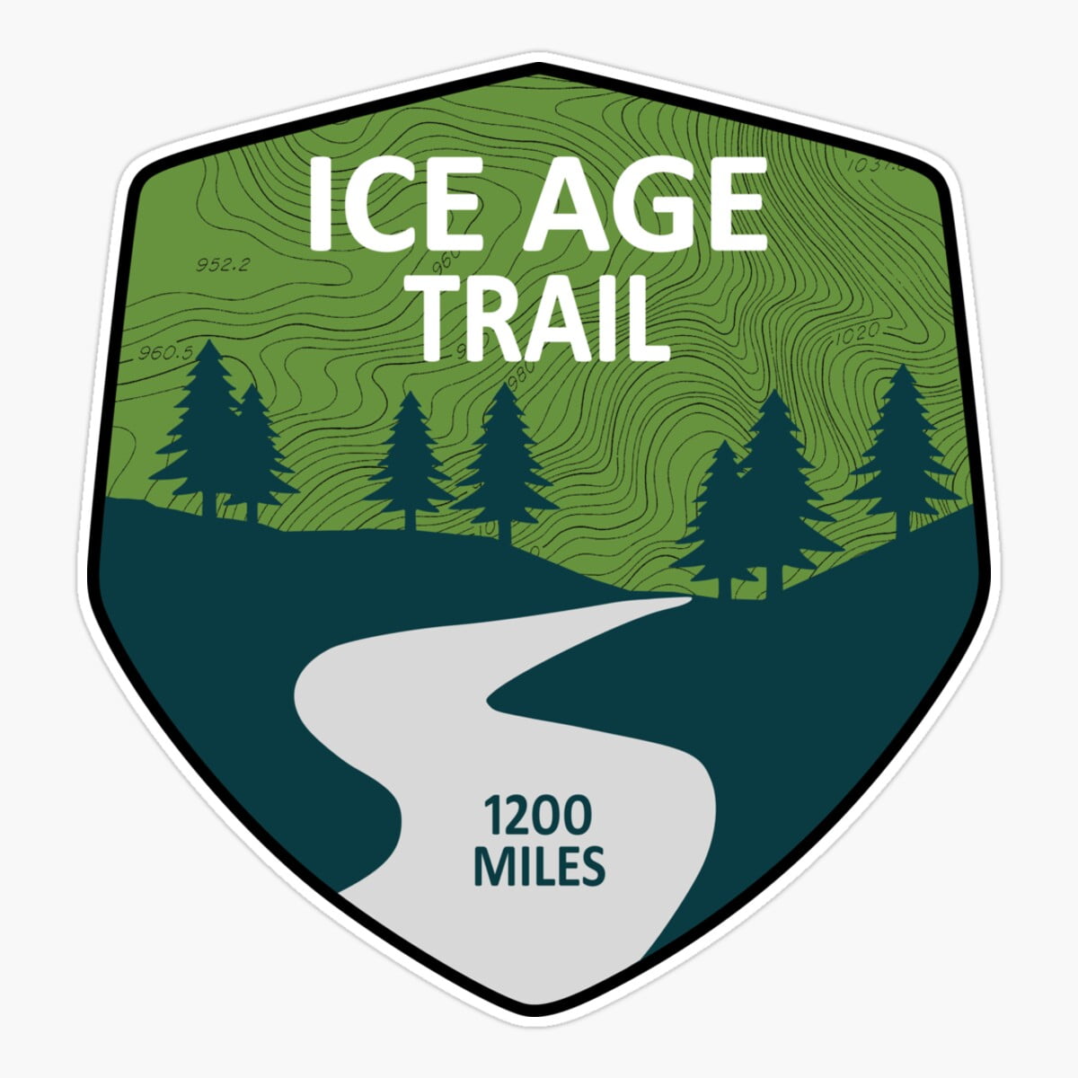 Maneki Ice Age Trail Er, Phone Decal Water Bottle Stickers Car Decals ...