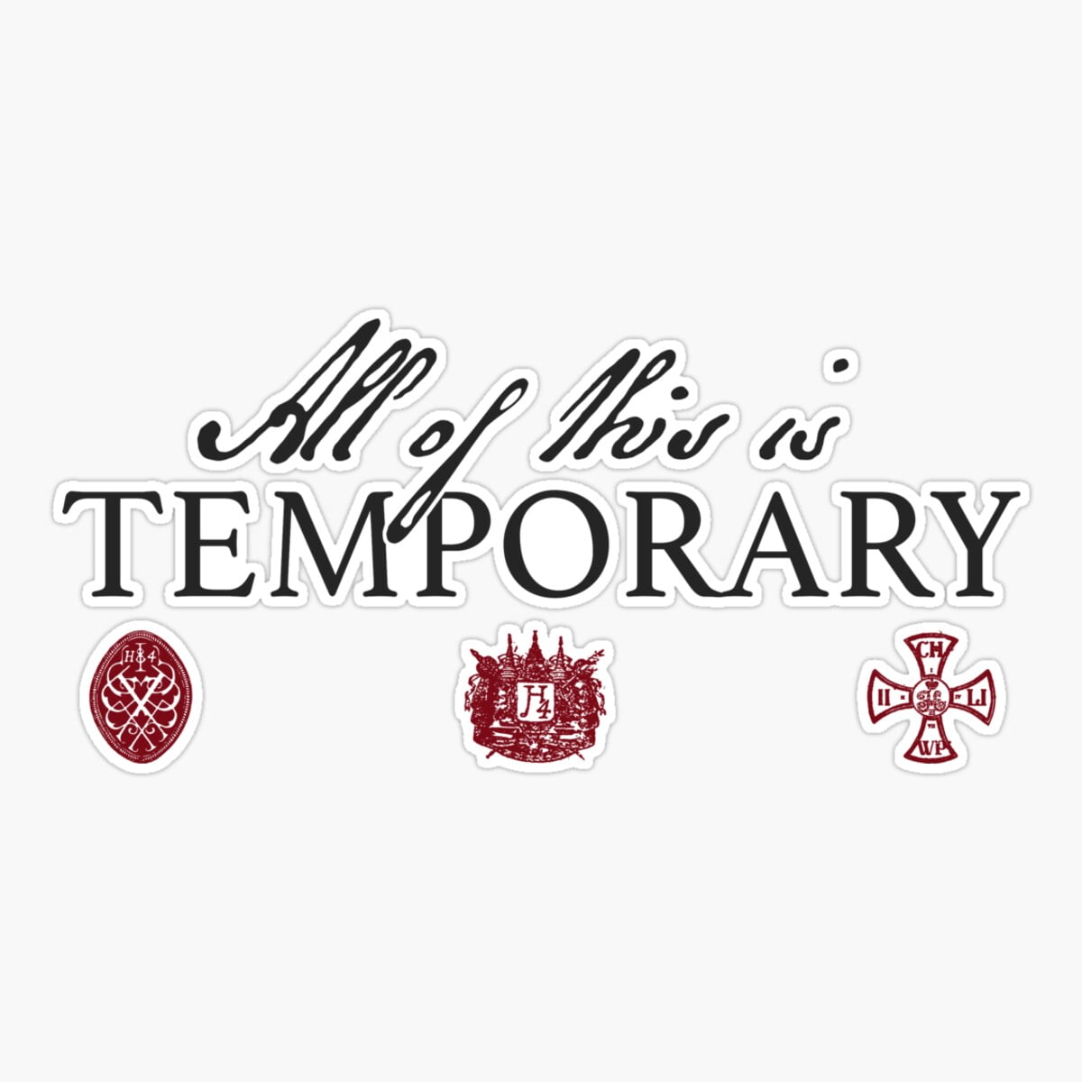 Maneki If I Can'T Have Love, I Want Power Er, Phone Decal Water Bottle ...