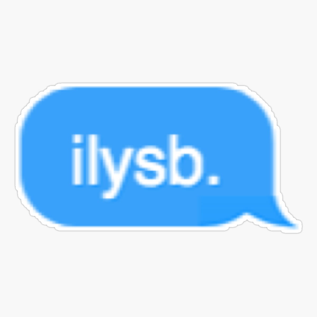 Maneki Ilysb Text Message Er, Phone Decal Water Bottle Stickers Car ...