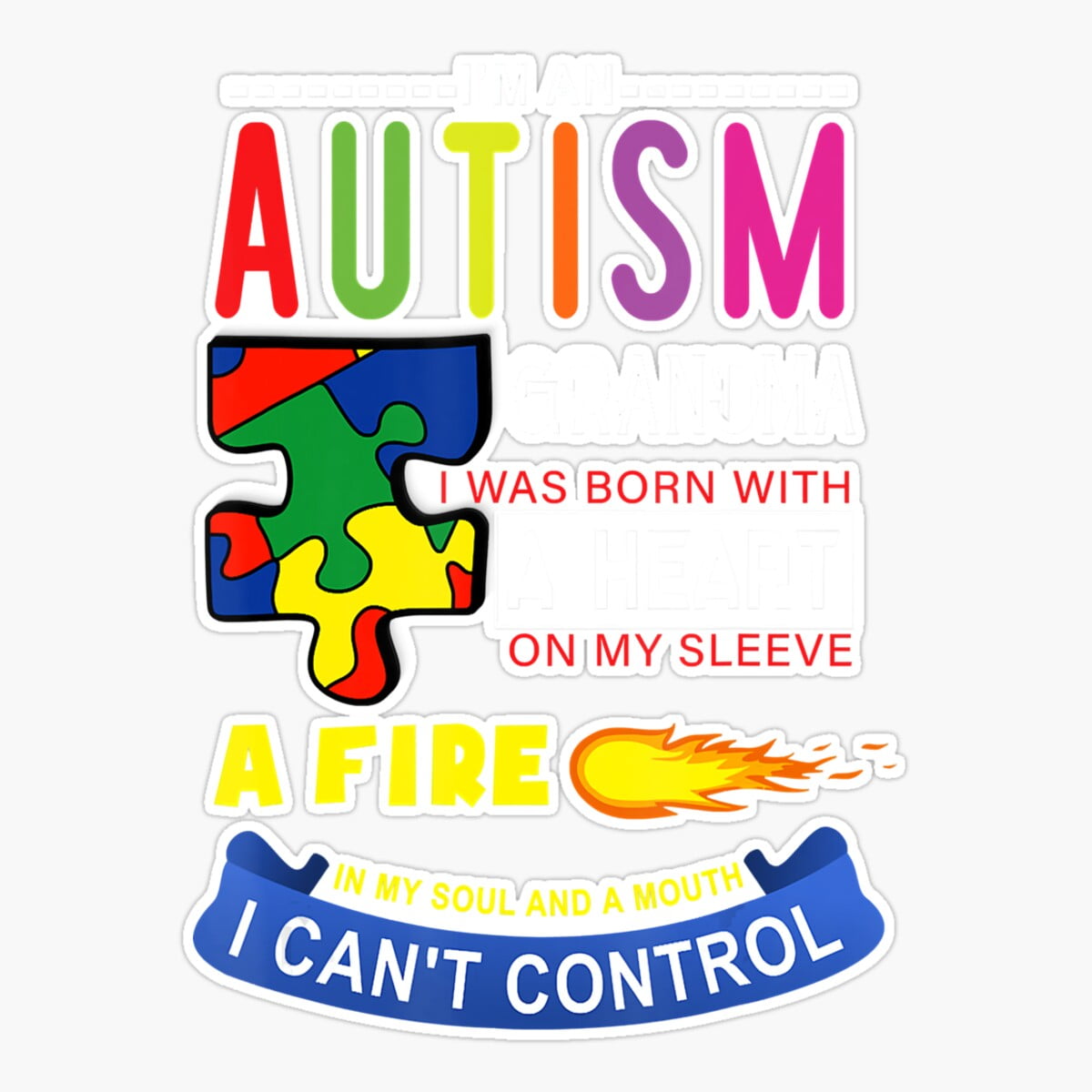 Maneki Im An Autism Grandma Autism Awareness Autistic Neurodiversity ...