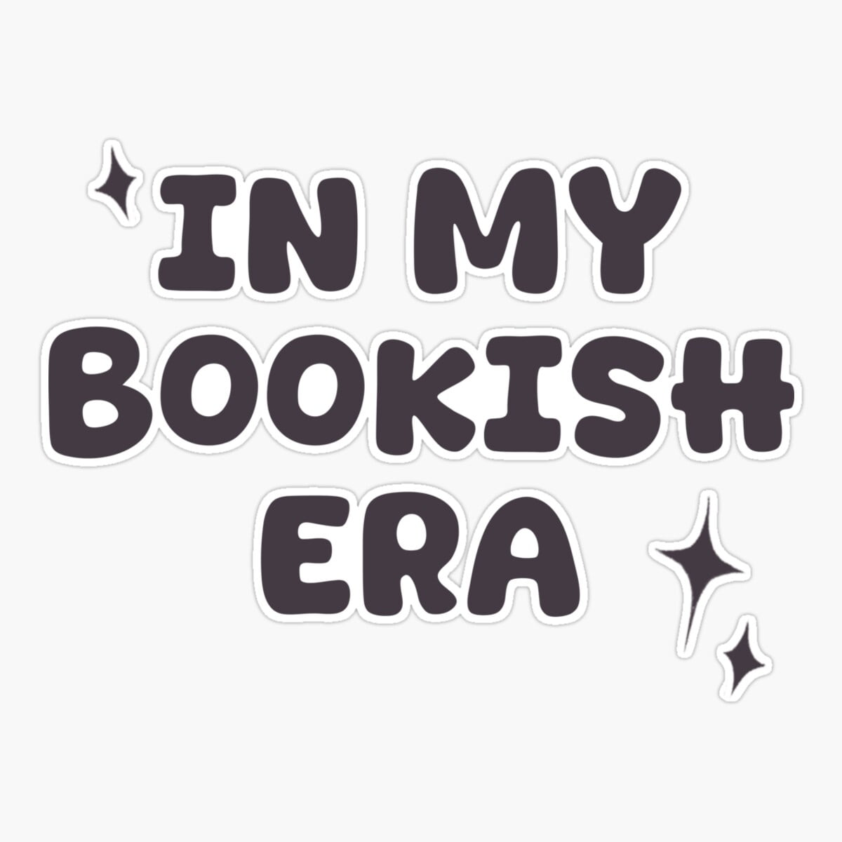 Maneki In My Bookish Era Sticker, Phone Decal Water Bottle Stickers Car ...