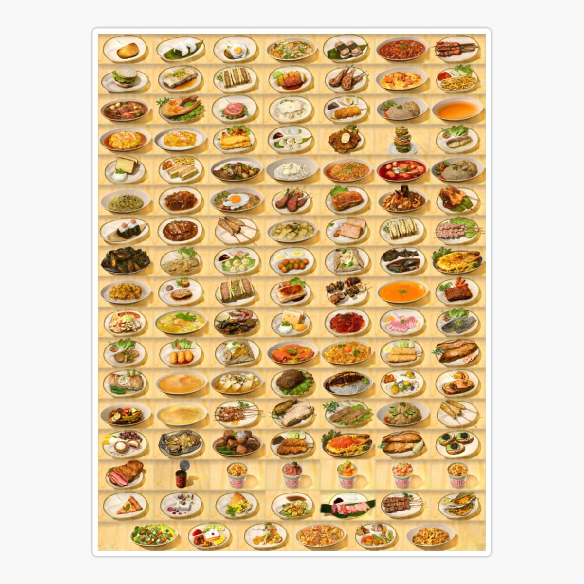 Maneki Inal Antasy Xv - Good Eatin' Sticker, Phone Decal Water Bottle ...