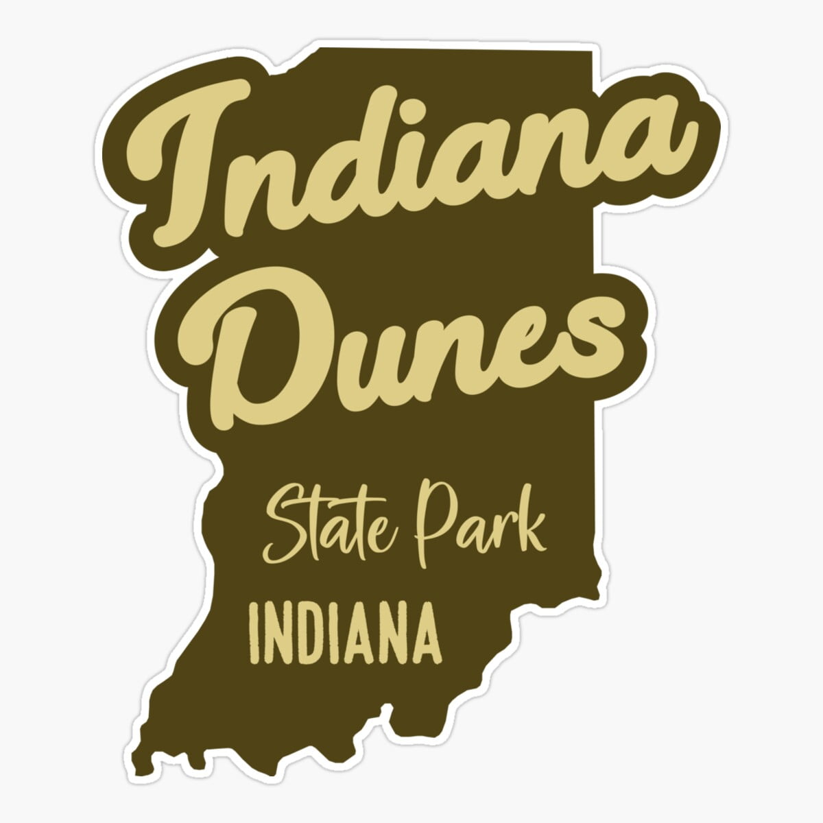 Maneki Indiana Dunes State Park Indiana Er, Phone Decal Water Bottle ...