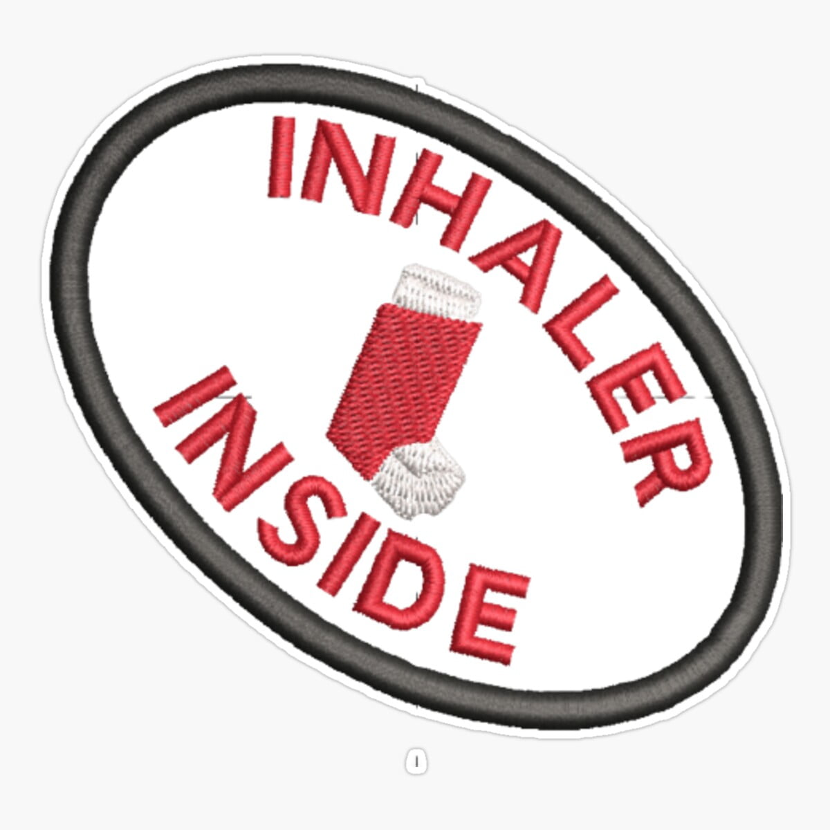 Maneki Inhaler Inside Medical Alert Patch Er, Phone Decal Water Bottle ...