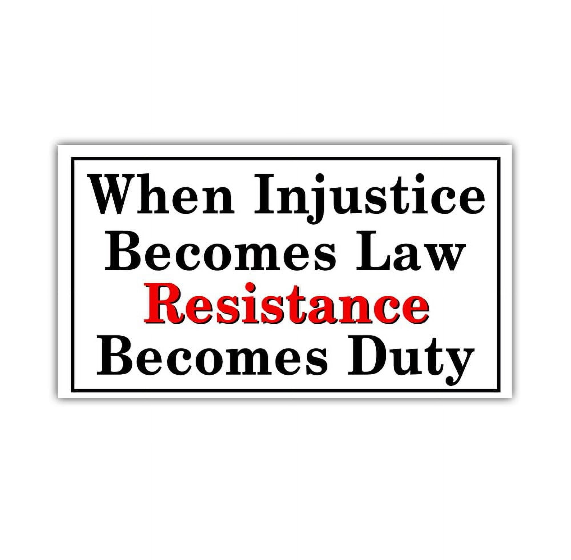 Maneki When Injustice Becomes Law Resistance Becomes Duty Magnetic ...