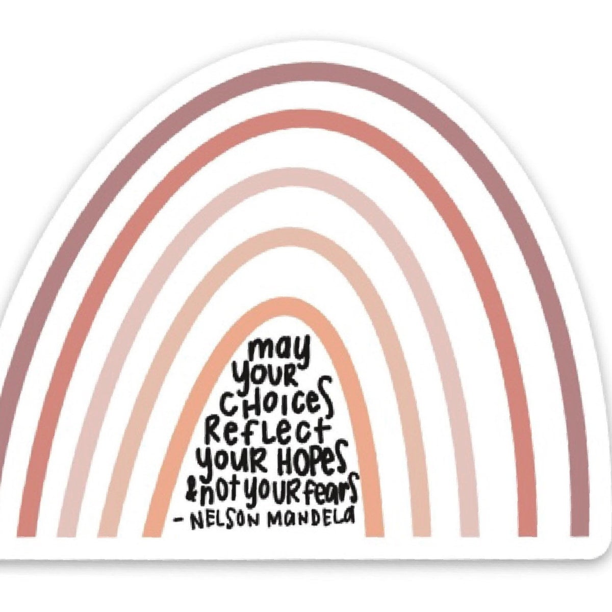 Maneki Inspirational Quote Sticker Nelson Mandela Quote Decal Hope ...