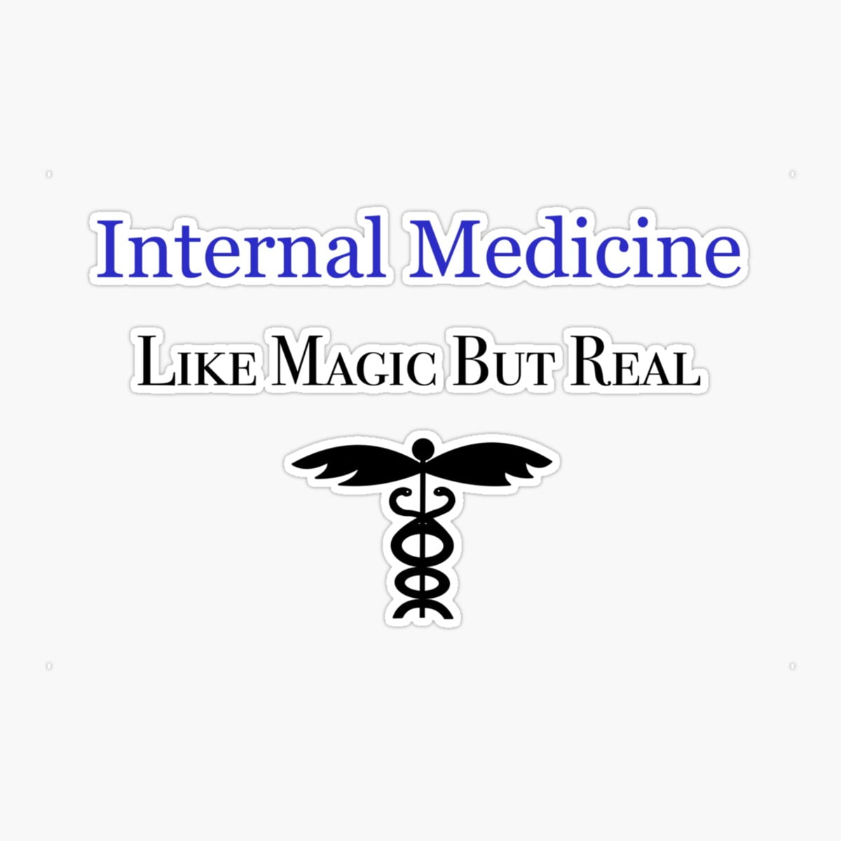 Maneki Internal Medicine, It’S Like Magic But Real Er, Phone Decal ...