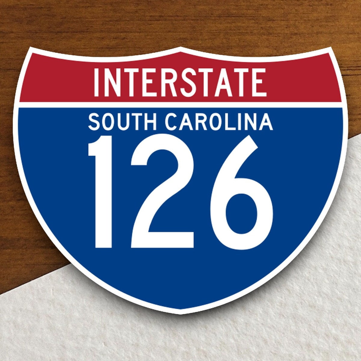 Maneki Interstate Route 126 South Carolina Sticker, Interstate Highway ...
