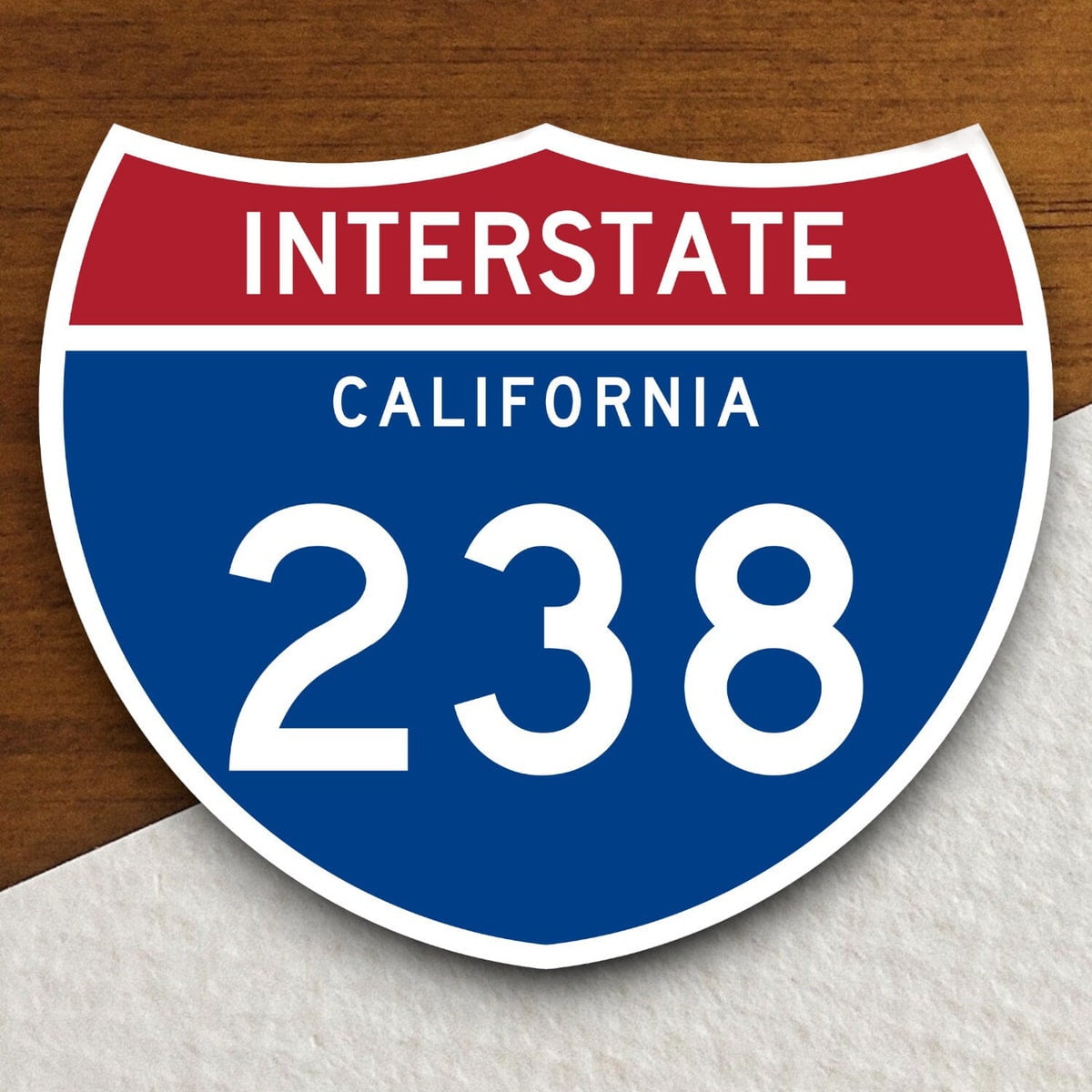 Maneki Interstate Route 238 California Sticker, California Sticker ...
