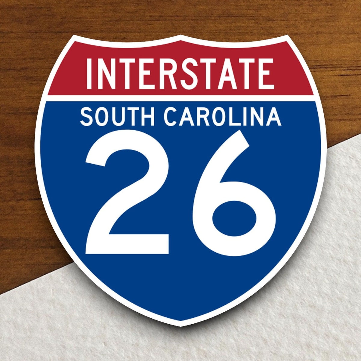 Maneki Interstate Route 26 South Carolina Sticker, Interstate Highway ...