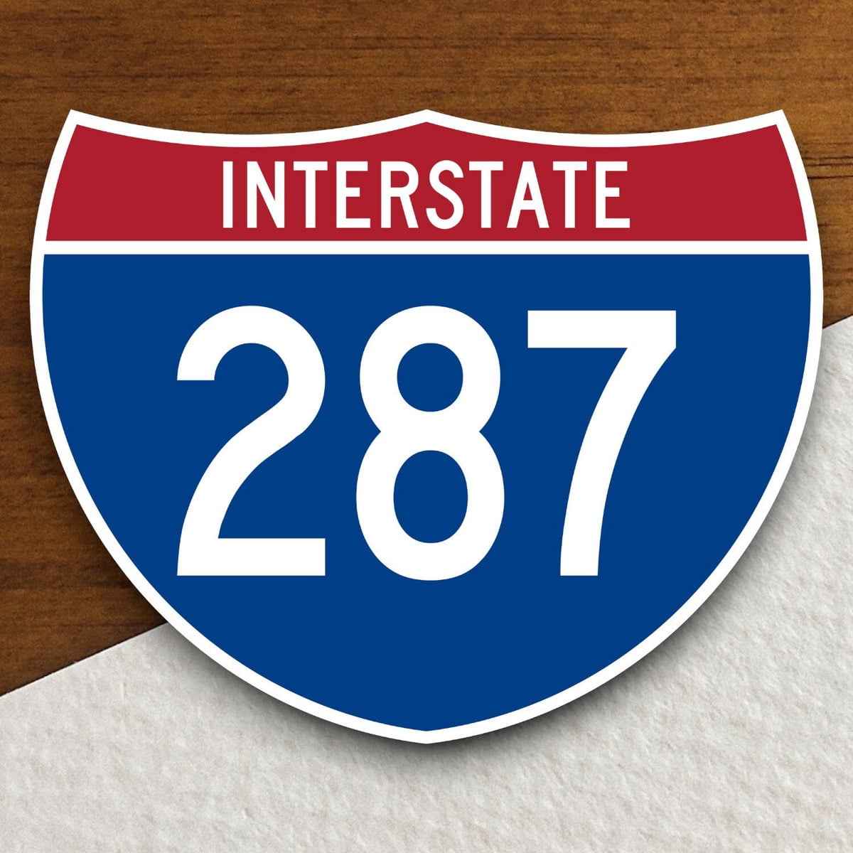 Maneki Interstate Route 287 Sticker, Interstate Highway Sign Expressway ...