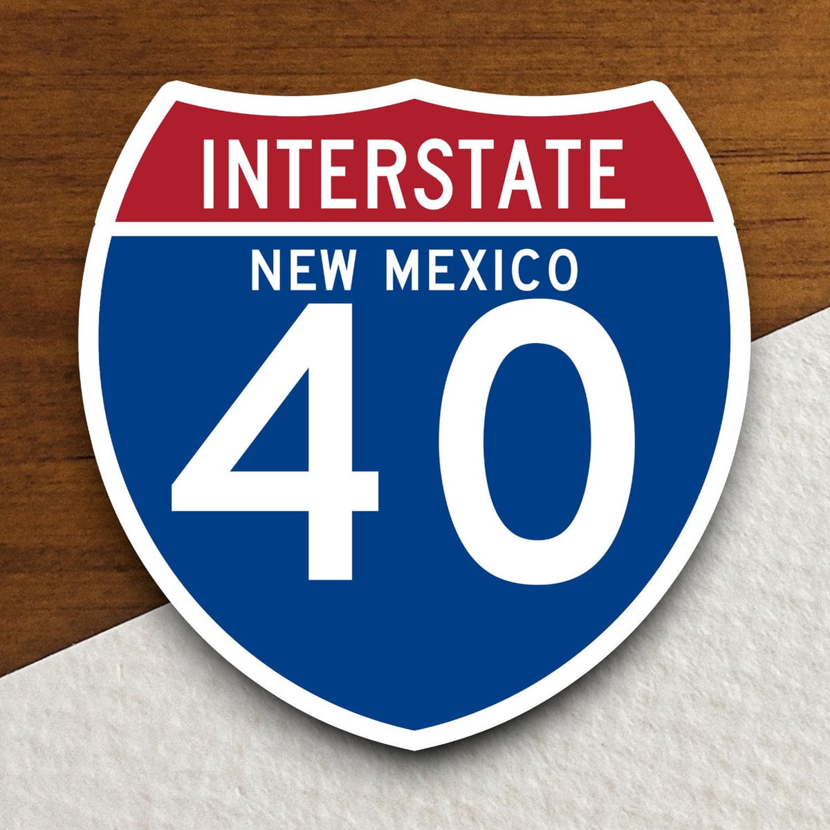 Maneki Interstate Route 40 Nevada Sticker, Interstate Highway Sign ...