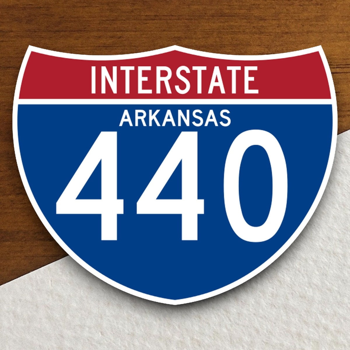 Maneki Interstate Route 440 Arkansas Sticker, Interstate Highway Sign ...