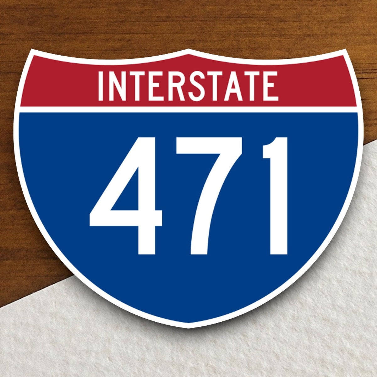 Maneki Interstate Route 471 Sticker, Interstate Highway Sign Expressway ...